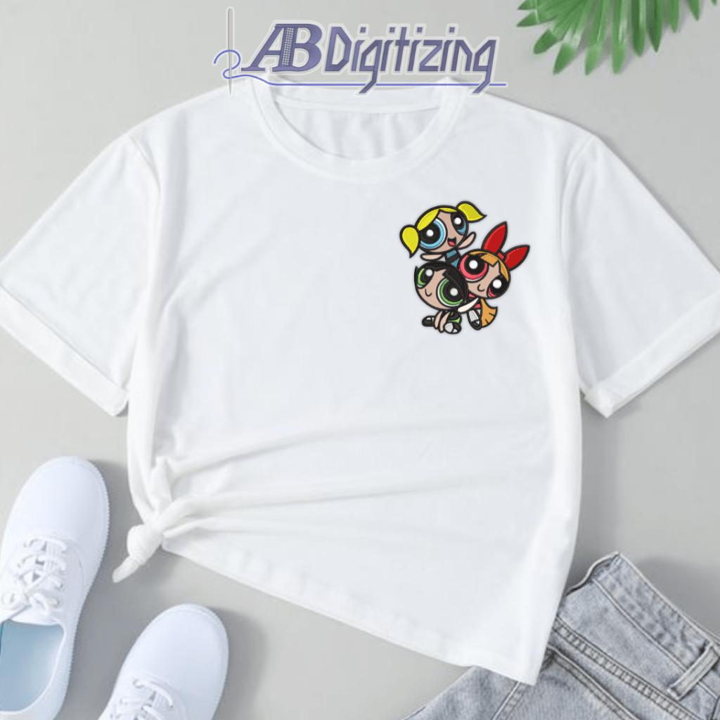 Blossom Bubbles and Buttercup Embroidery Design | ABDigitizing