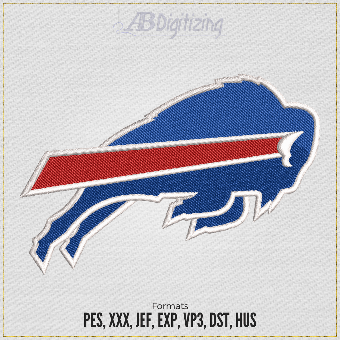 Buffalo Bills Embroidery Design - ABDigitizing