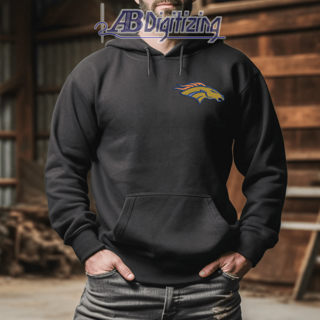 Denver Broncos Embroidery Design | ABDigitizing
