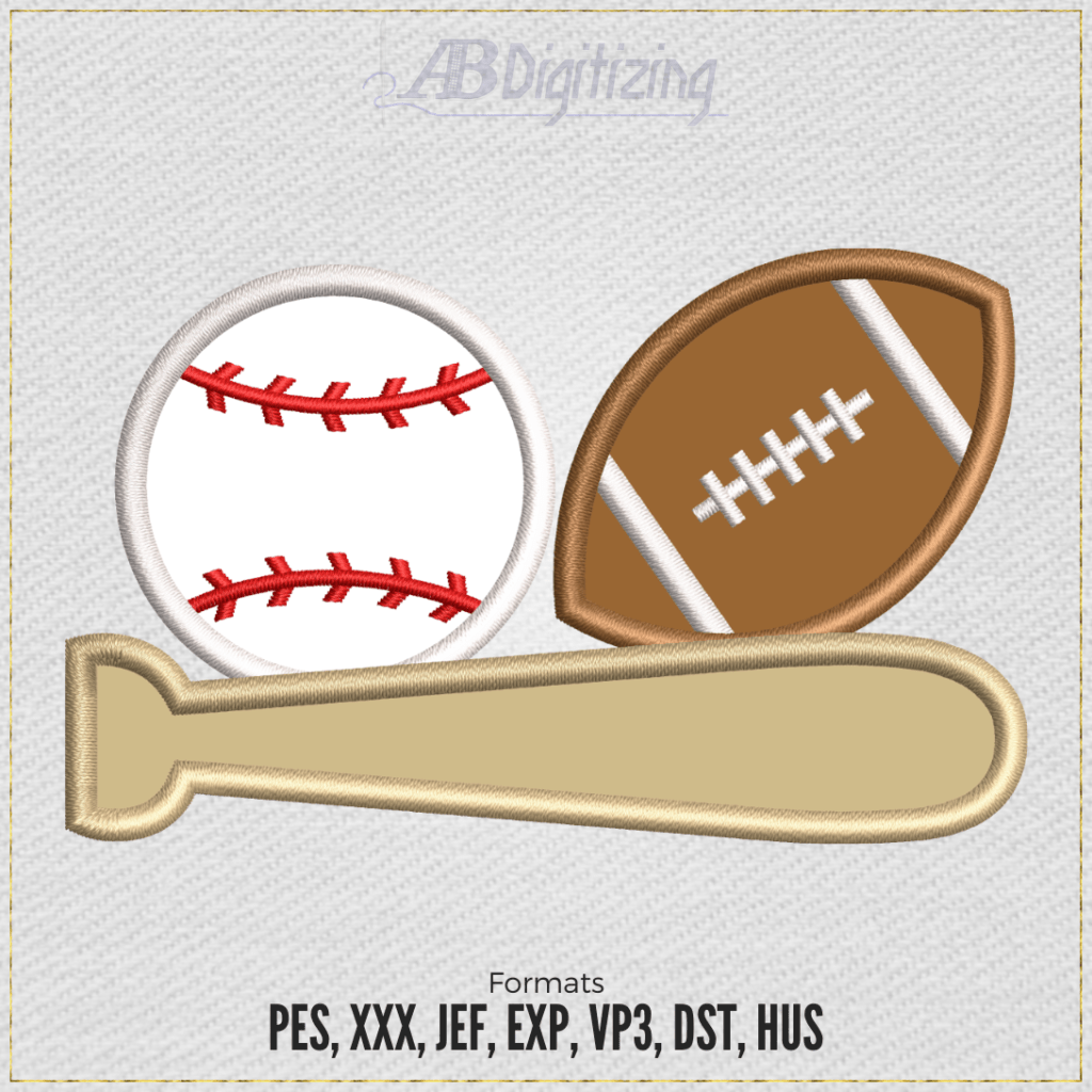 Football Embroidery Designs | ABDigitizing