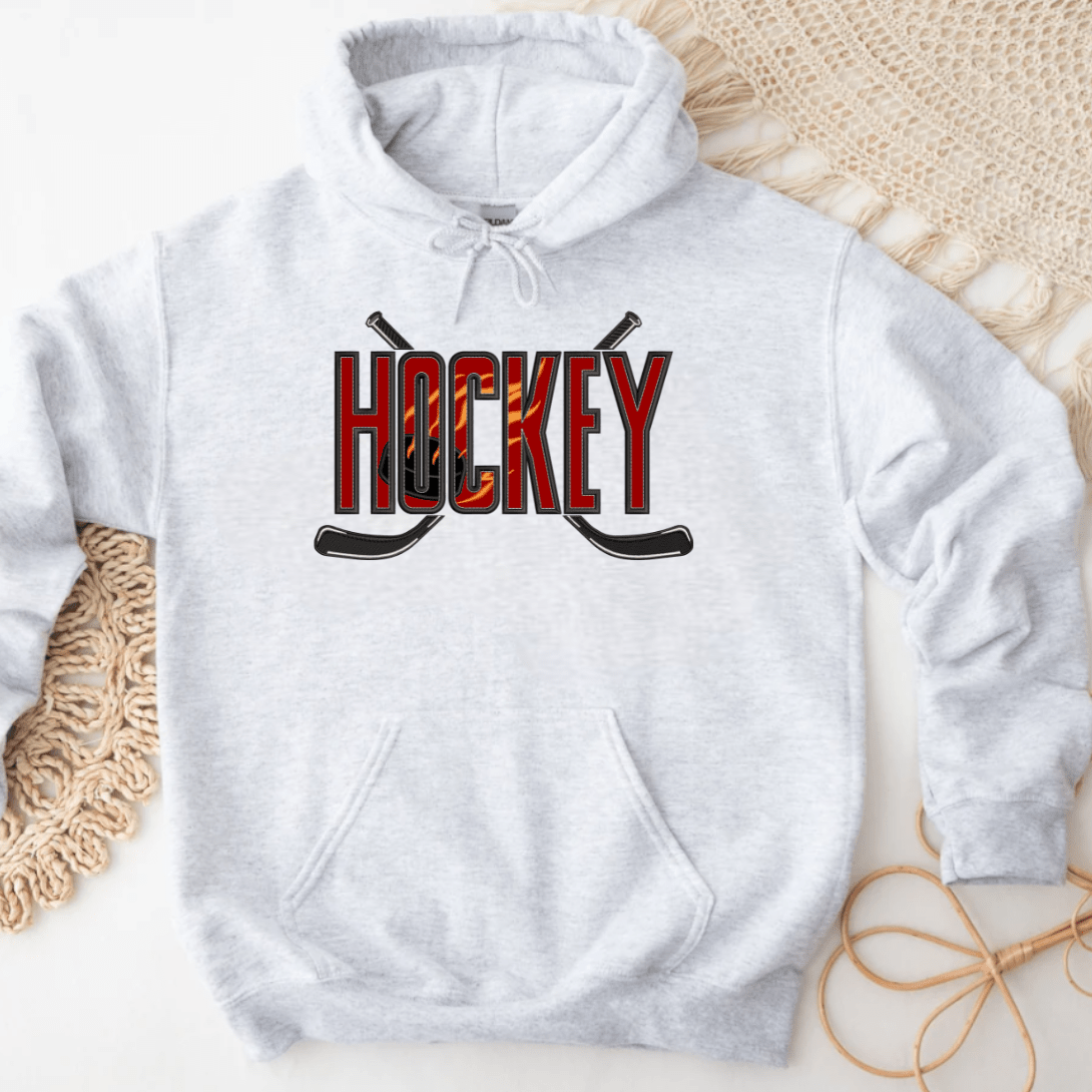 Hockey Word Embroidery Design - ABDigitizing
