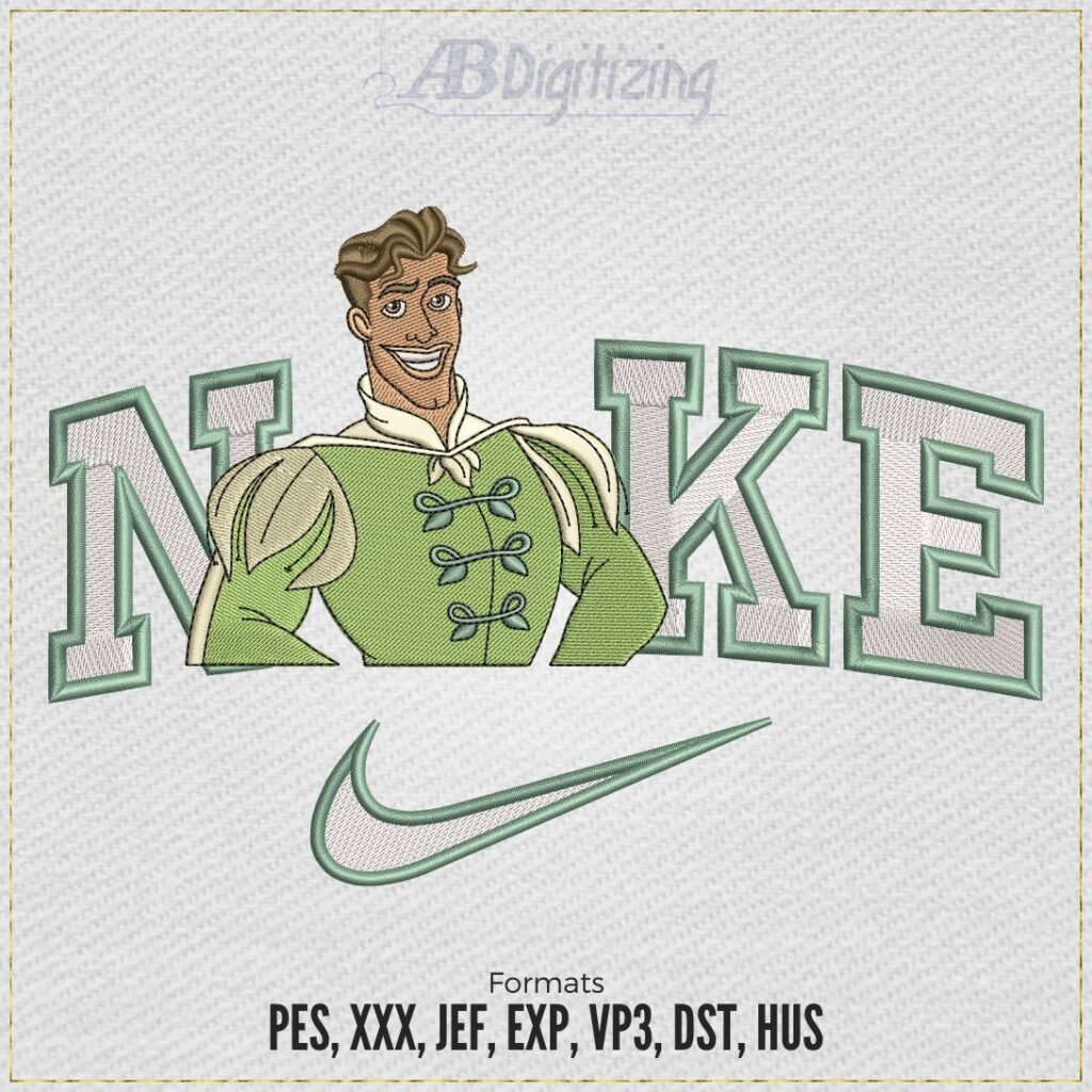 Prince Naveem Swoosh Embroidery Design | ABDigitizing
