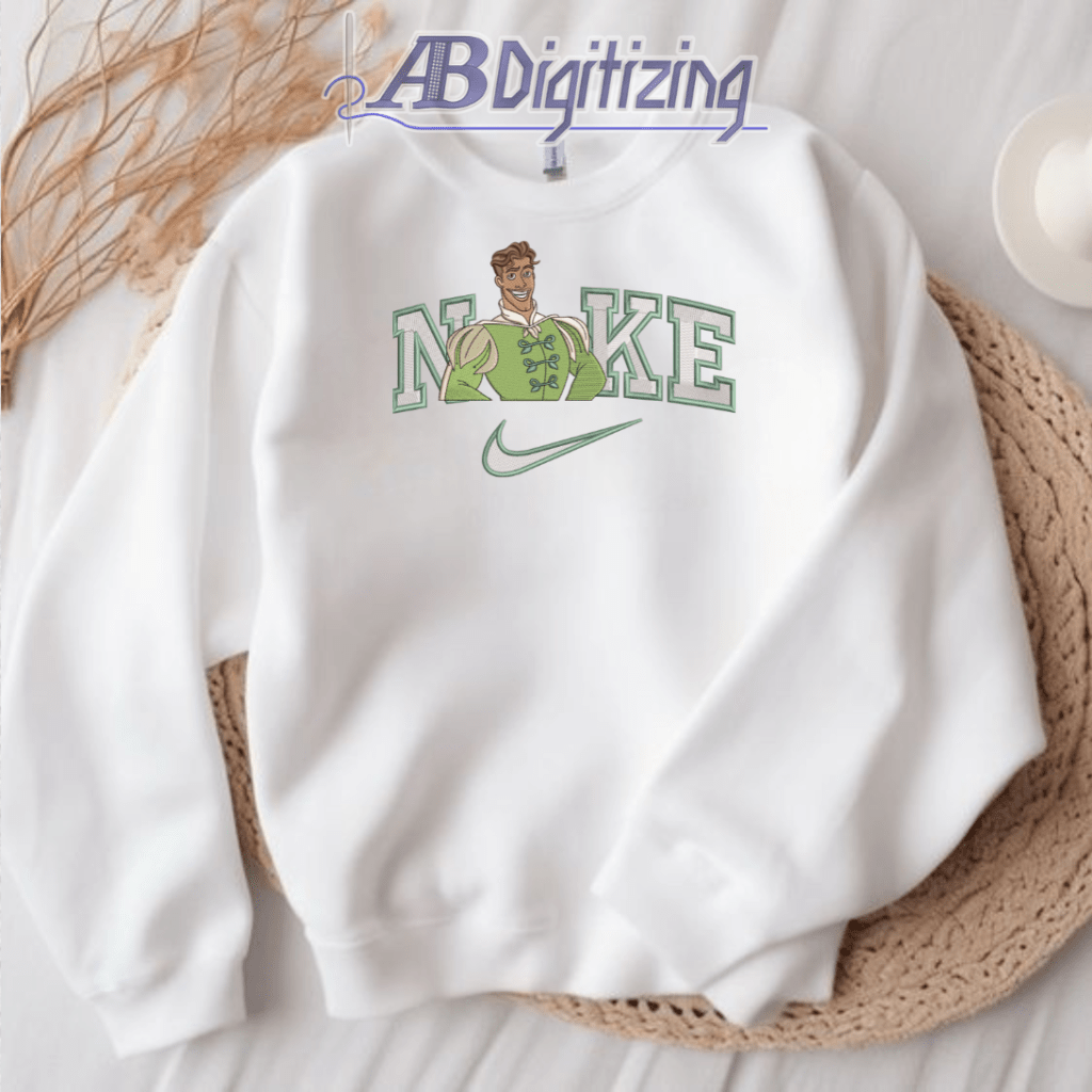 Prince Naveem Swoosh Embroidery Design | ABDigitizing