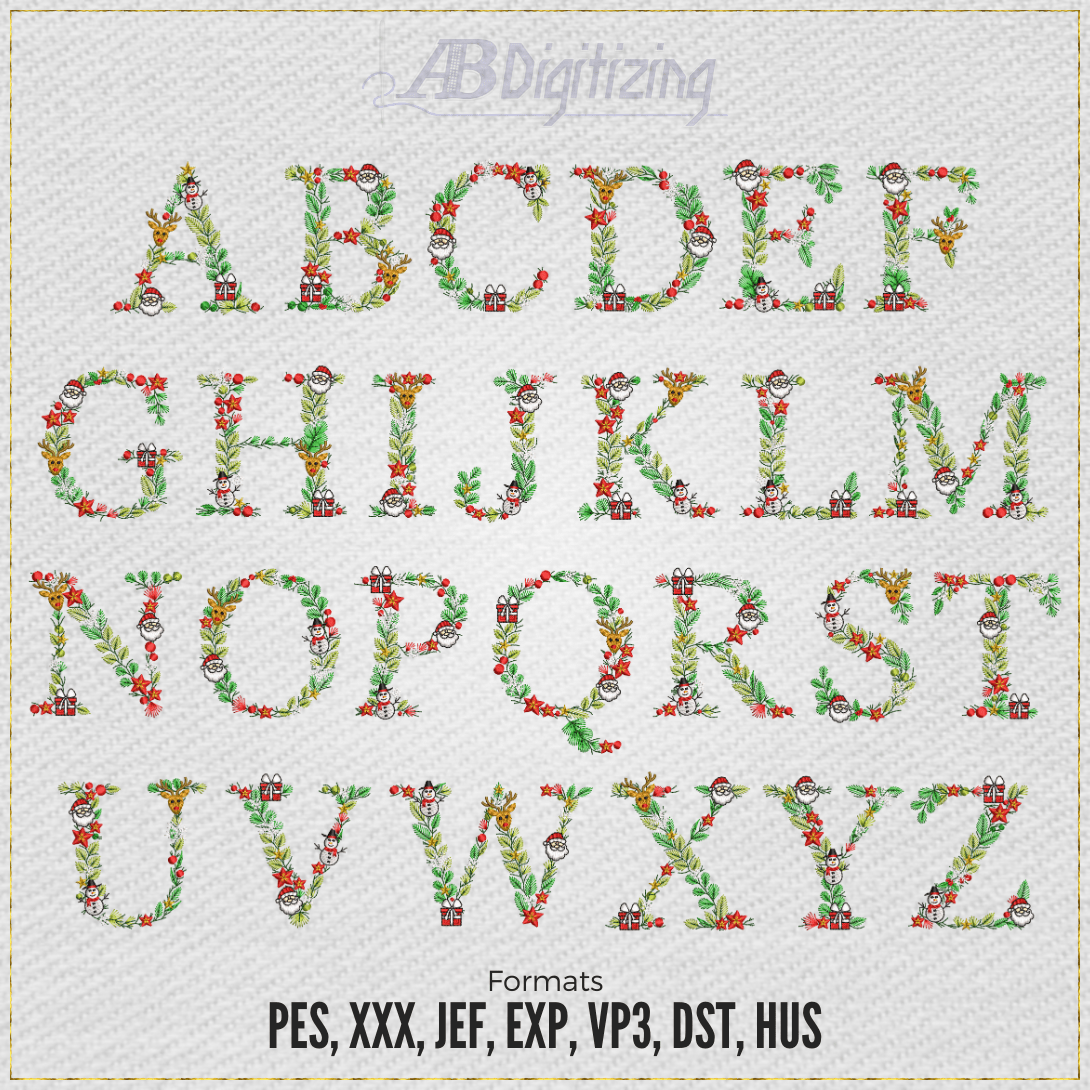 Monograms & Alphabets Embroidery Designs | ABDigitizing